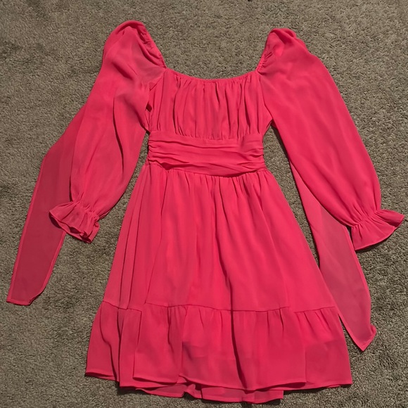 Dresses | Womens Bright Neon Pink Dress | Poshmark